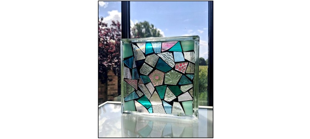 Stained Glass Mosaic on Glass Block Workshop - Visit South Cambs