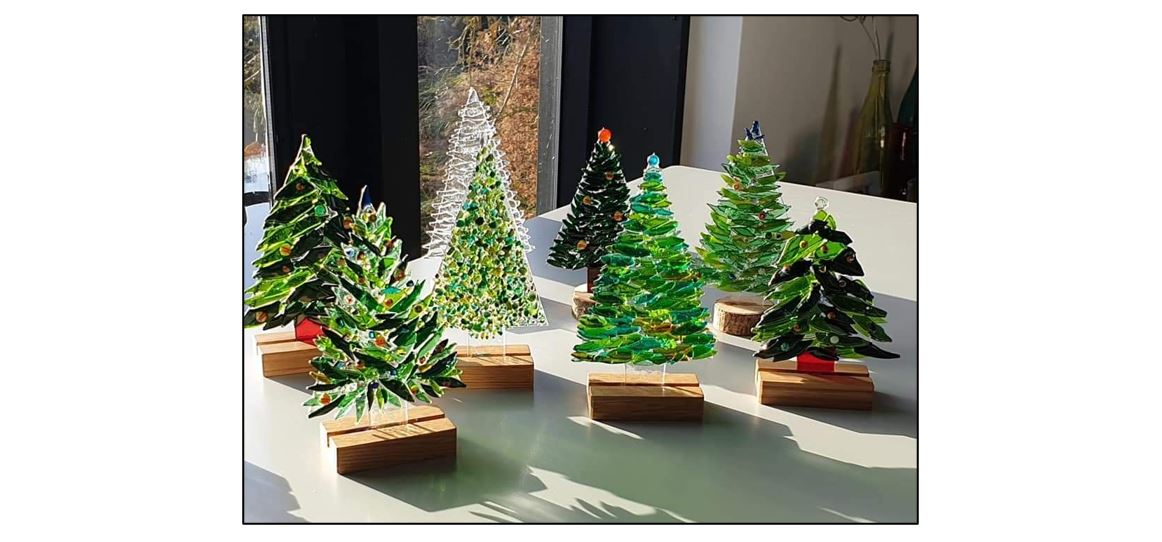 Fused Glass Christmas Tree Workshop including entry to The Stapleford Granary Winter Fair ...