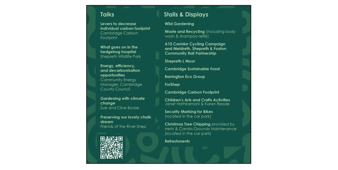 Eco Fair - Sustainable Shepreth - Visit South Cambs