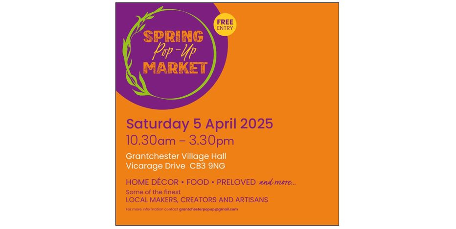 Spring Pop Up Market - Visit South Cambs